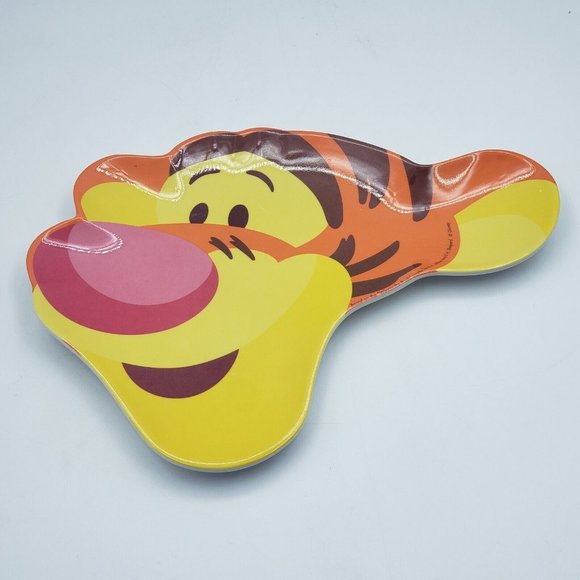 Disney | Dining | Disney Store Winnie The Pooh Tiger Face Shaped Plate ...